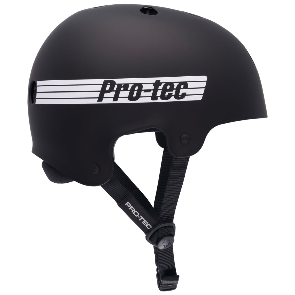 OLD SCHOOL LOW PRO ASIA FIT HELMET - MATTE BLACK (CERTIFIED) | Pro-Tec Helmets