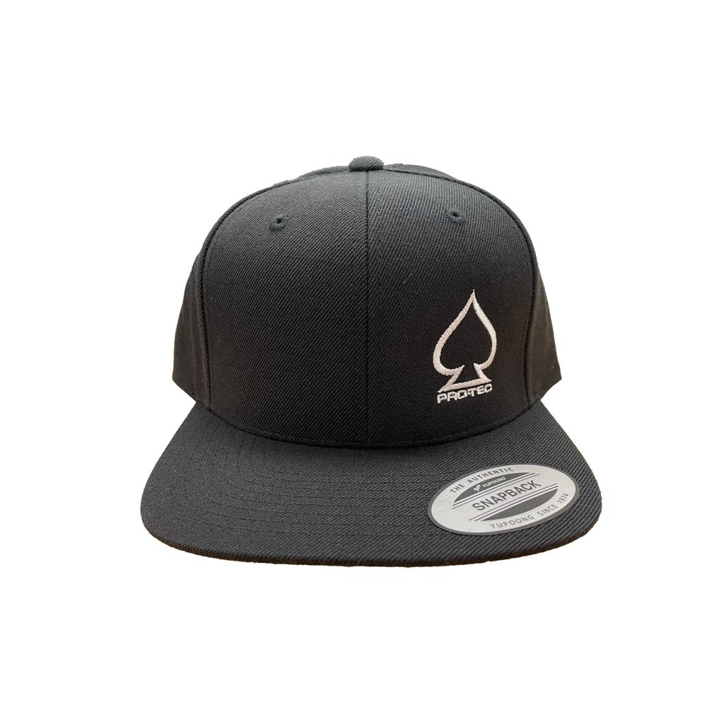 Pro-Tec Stacked Flat Cap - Black | Pro-Tec Helmets