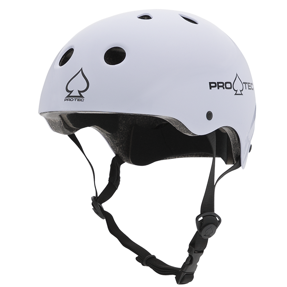 Classic - Gloss White (Certified) | Pro-Tec Helmets